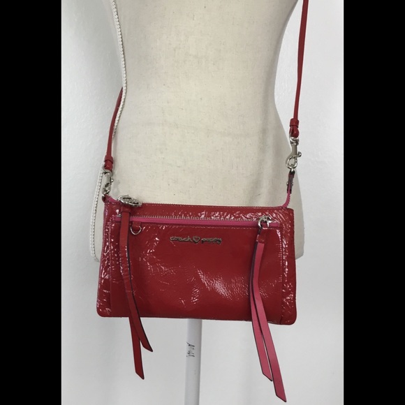 Coach | Bags | Coach Poppy Red Crossbody Purse | Poshmark